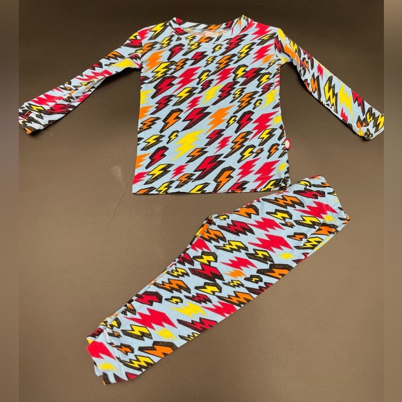 City Threads | Pajamas | City Threads Infant 92 Months Lightning Bolts ...